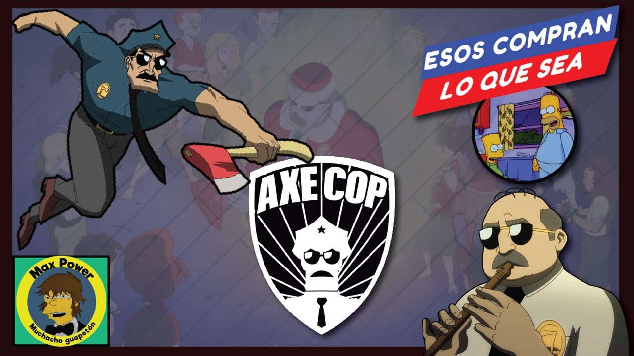 Esos compran lo que sea: Axe Cop - YouTube