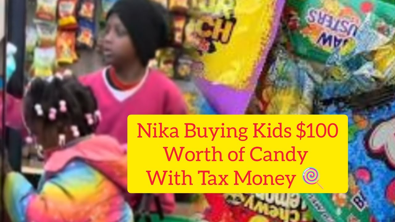 Nika Buys $100 Worth Of Candy With Tax Money 💰 Kids Have No Coats Isiah ...