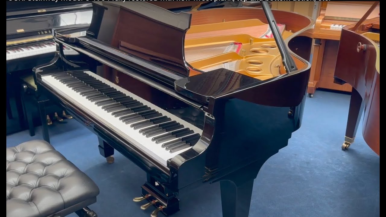 Steinway model O 1904 fully restored with new wrest plank, top and ...