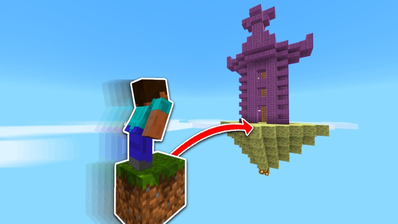 NEW GENERATED STRUCTURES in Minecraft Pocket Edition (Skyblock Ep 2 ...