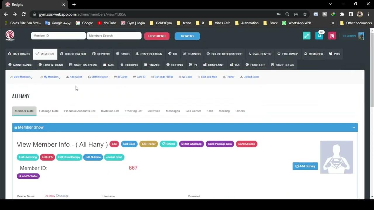Gym Management System Add Membership - RedGits - YouTube