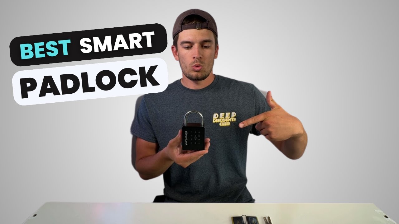 eLinkSmart Waterproof Smart Password RFID Padlock Review! - YouTube