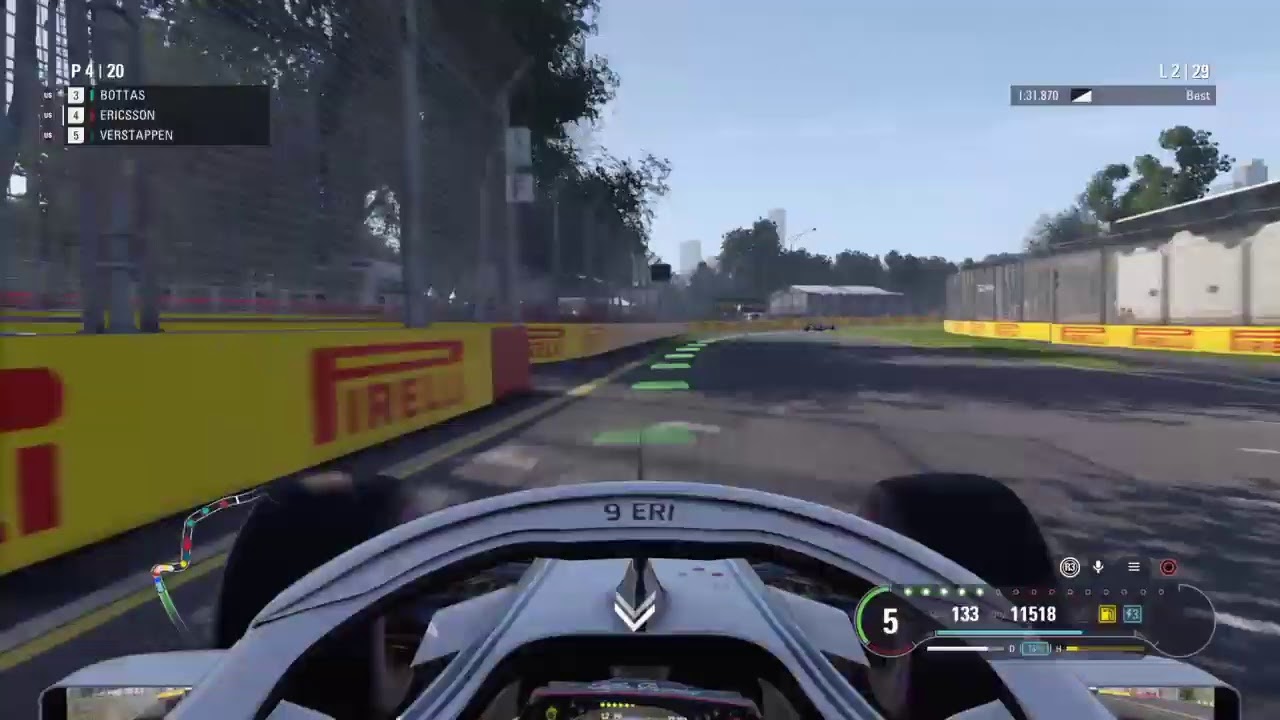 Marcus Ericsson Championship mode Australia Race 1 - YouTube