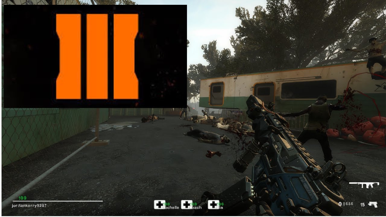 Left 4 Dead 2 Black Ops 3 Peacekeeper MK2 Gameplay Showcase - YouTube