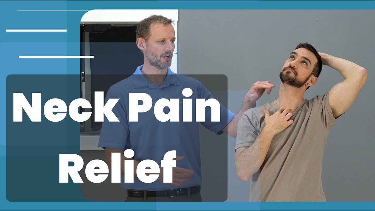 Quick Neck Pain Relief With Stretches - YouTube