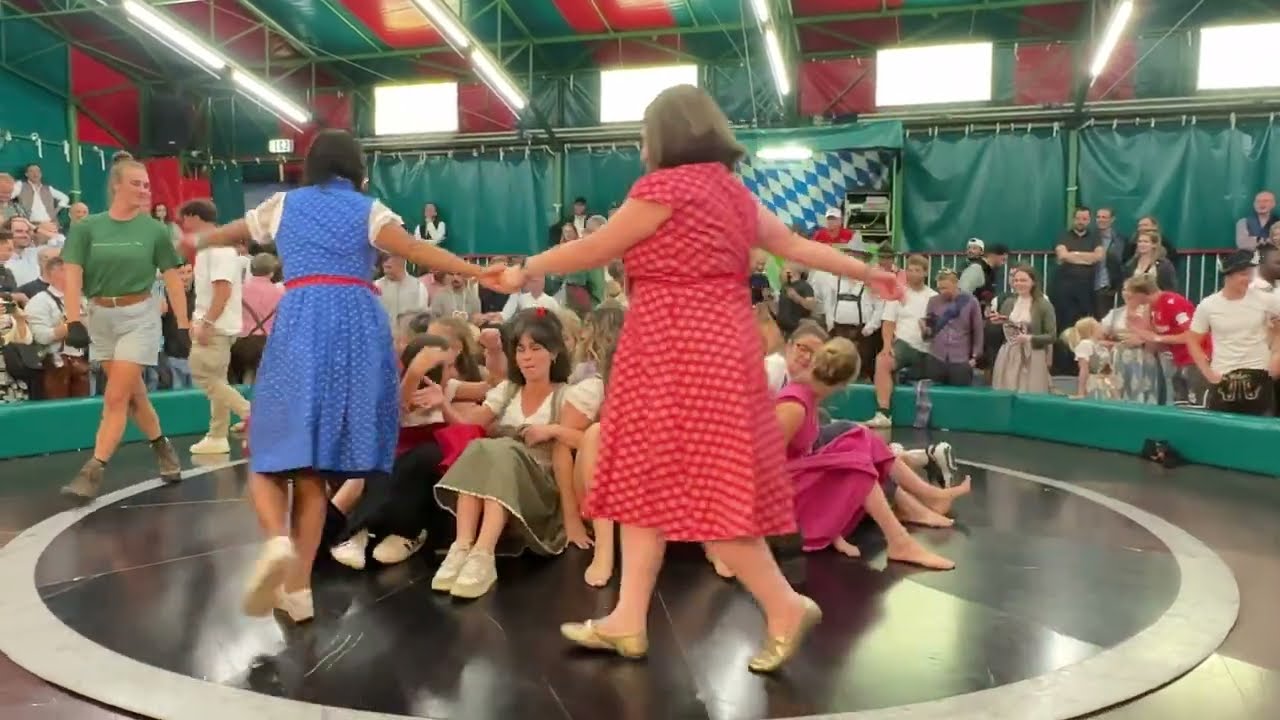 OMG! Wow! 😲👉Pretty Girls at the Devil's Wheel at MUNICH 2024 ...