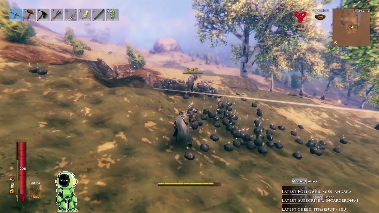 what happens when you destroy a rock pillar in Valheim? - YouTube