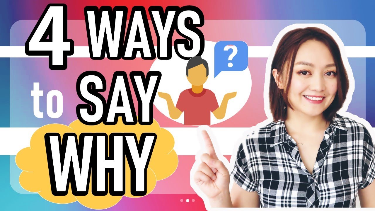 you can replace "为什么wei shen me" with more options(understand natives ...