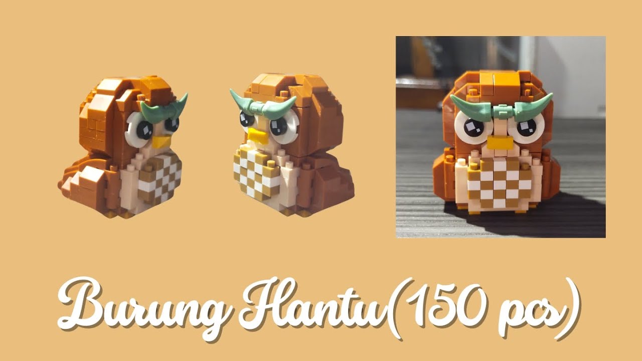 Burung Hantu Loz Bricks (Owl Bricks) - 150 pcs - YouTube