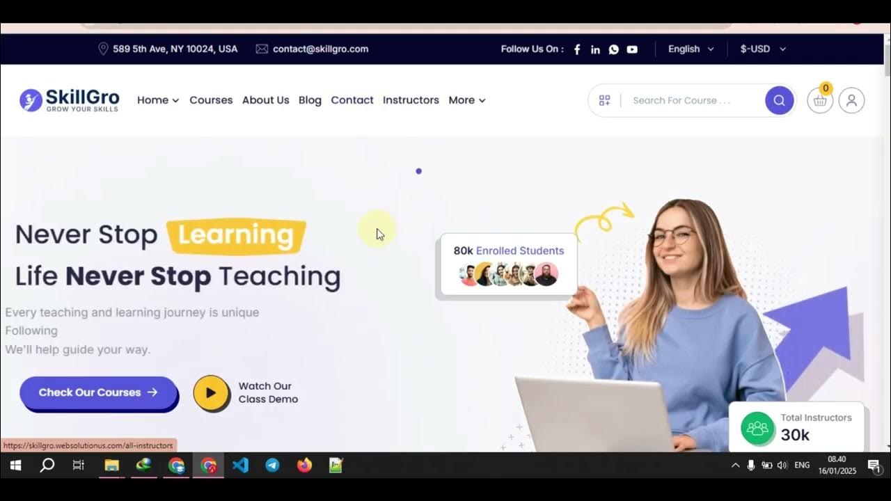 SkillGro - Course & Learning Management System 2.0.0 - YouTube