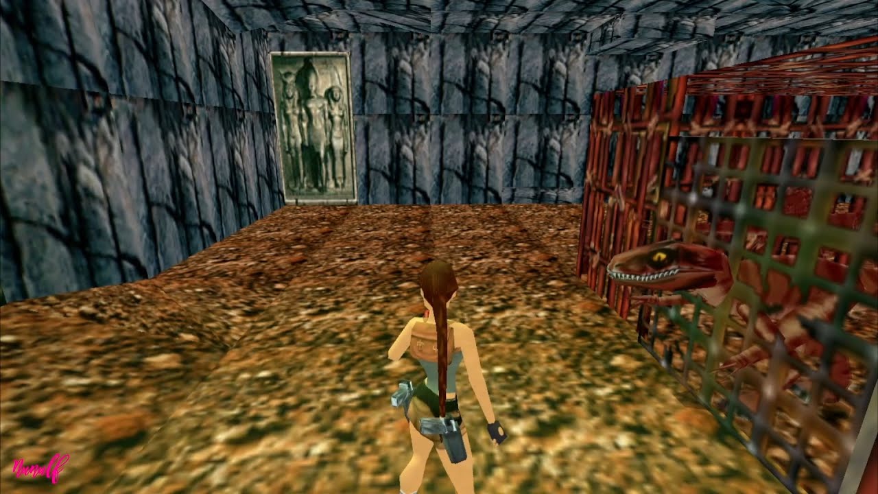 Lair of the T-Rex (TRLE) - 4 Secrets - YouTube