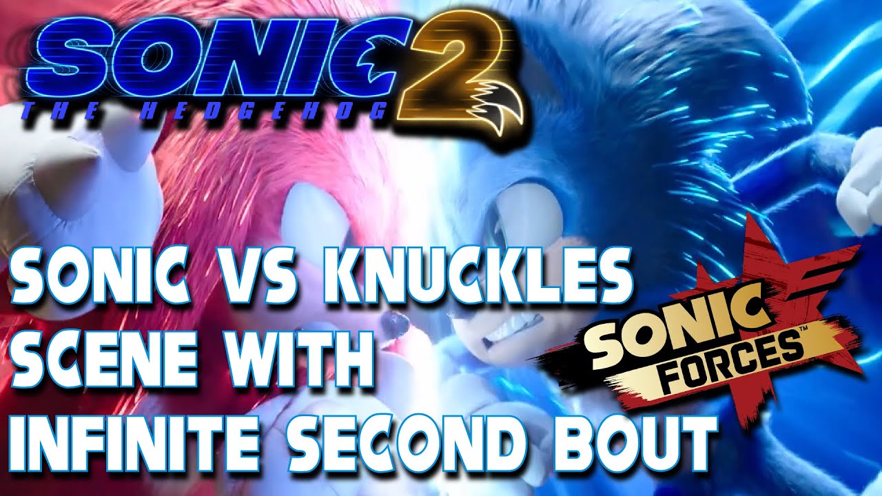 Sonic 2 Sonic Vs Knuckles Scene with Infinite Second Bout - YouTube