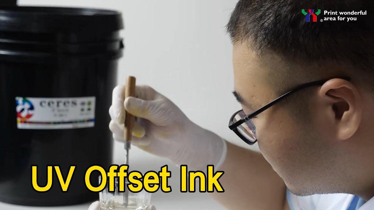 Solvent Base UV Offset Ink Flexo Gloss / Matt Varnish For Label Paper ...
