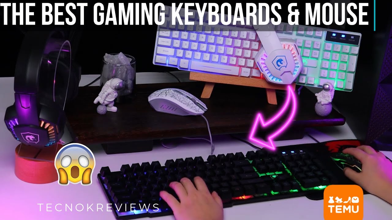 Top 1 Best Gaming Keyboard & Mouse Combo from TEMU in 2024! 🎮🌈 ...