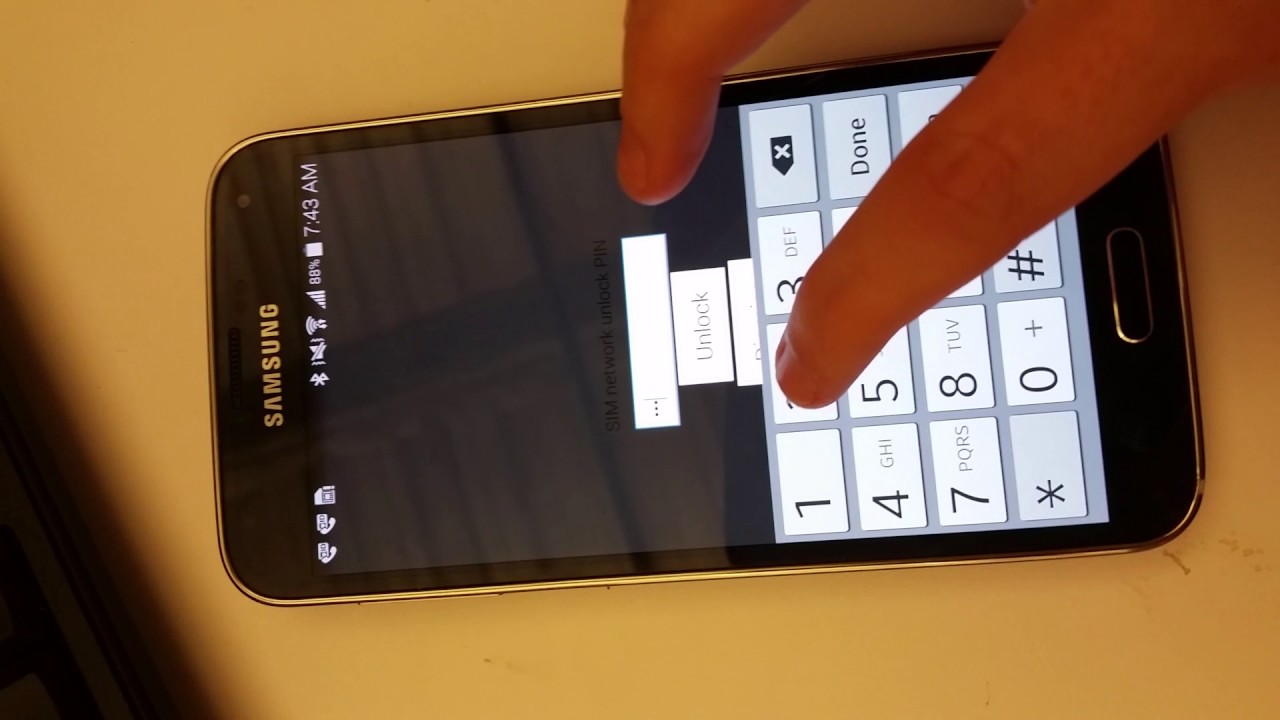 How to Unlock Samsung Galaxy S5 SM-G900T - YouTube
