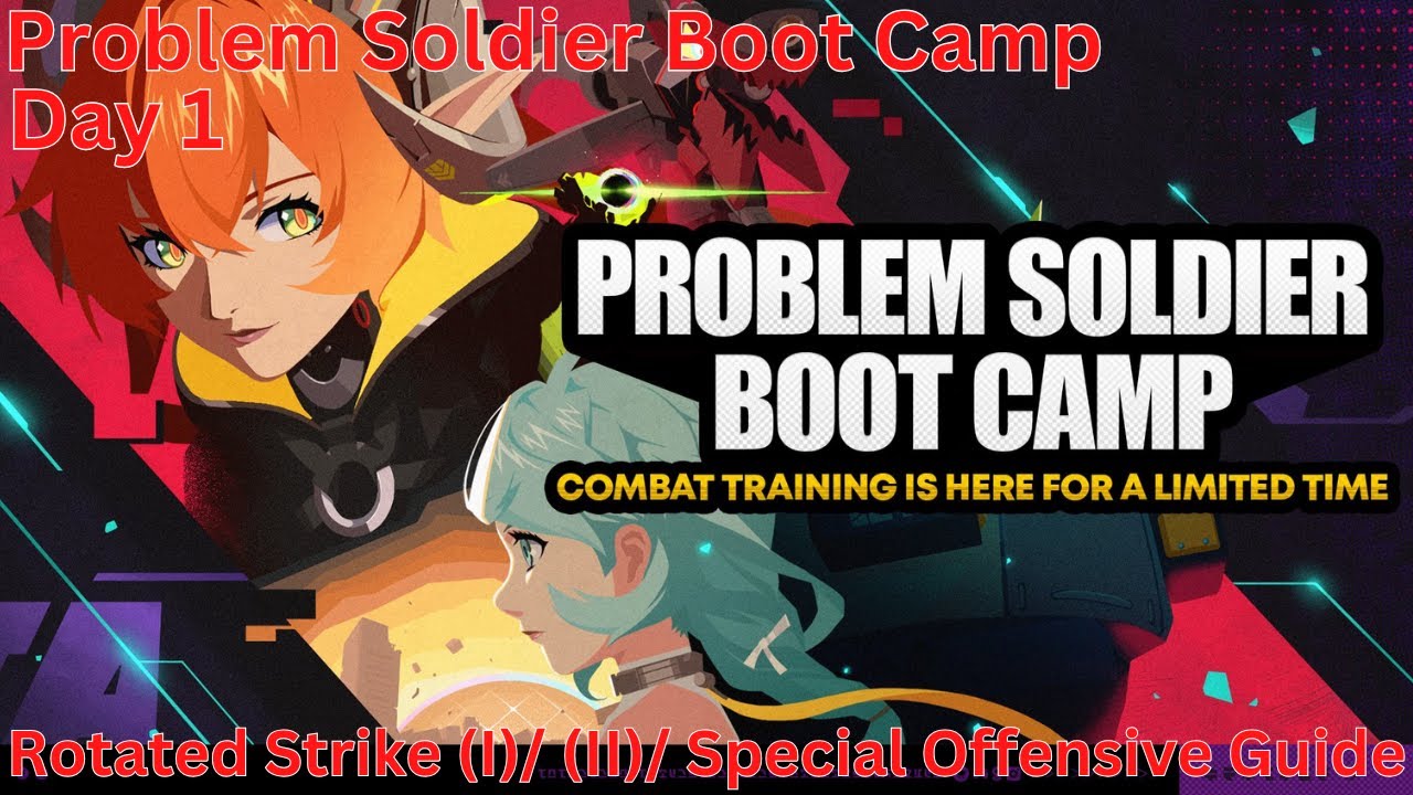 Problem Soldier Boot Camp Day 1 Rotated Strike (I)/(II)/Special ...