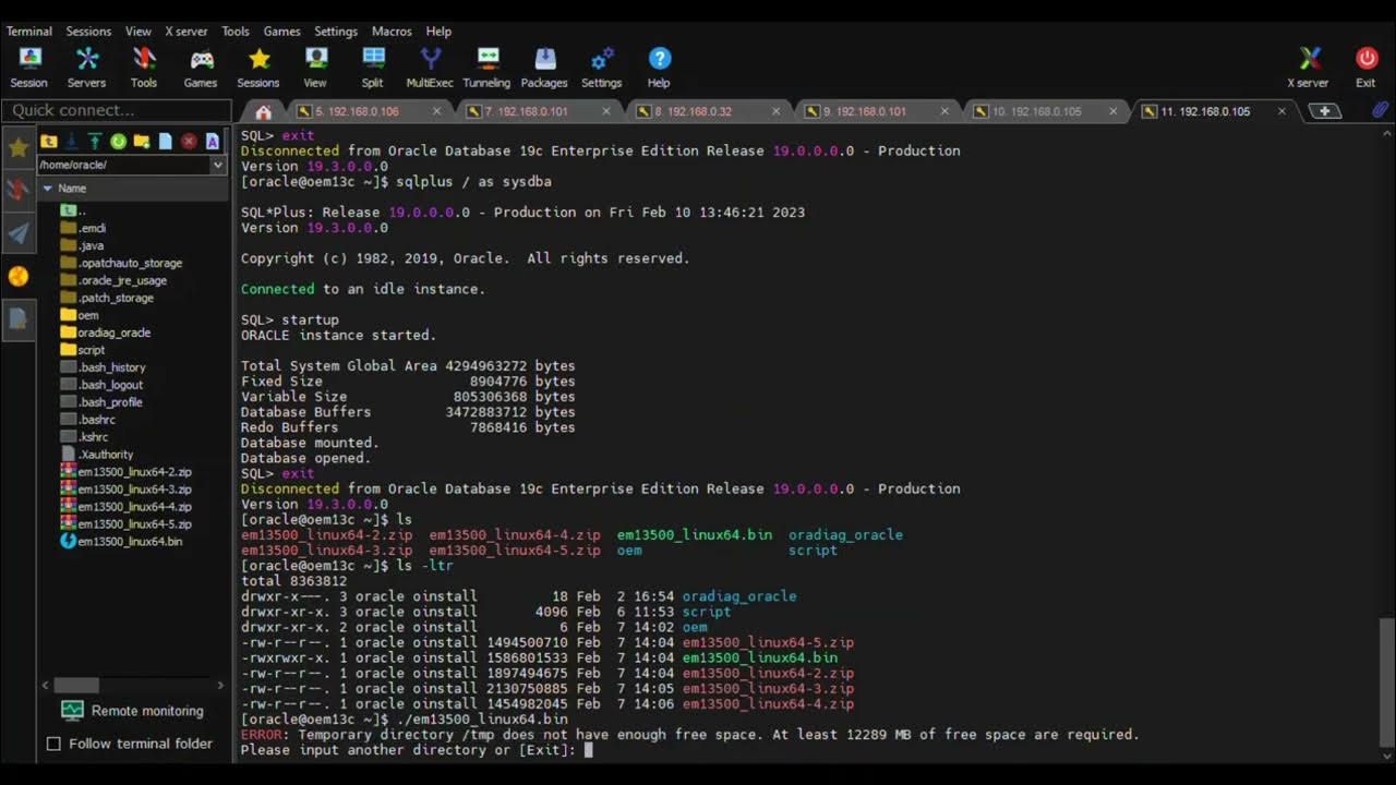 Install Oracle Enterprise Manager Cloud Control 13.5 Full Step by Step ...