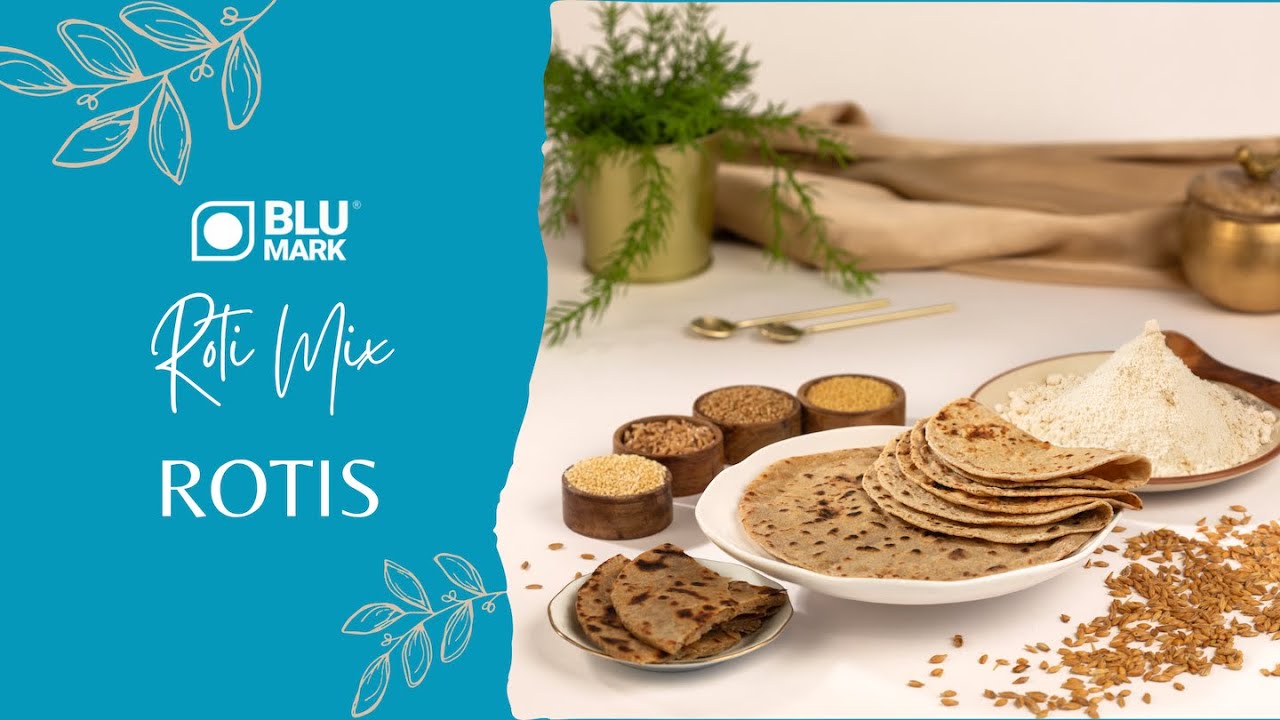 How to make Rotis from BLU Mark Roti Mix - YouTube