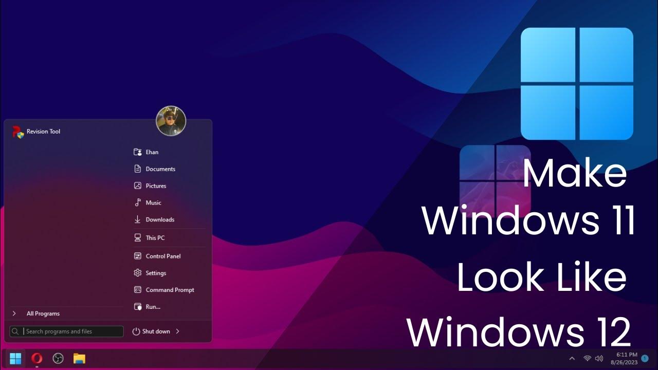 Make Windows 11 Look Like Windows 12 - YouTube
