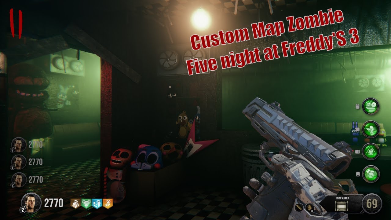 BIENVENUE AU FAZBEAR FRIGHT !! Custom Map Zombie FNAF 3 - YouTube