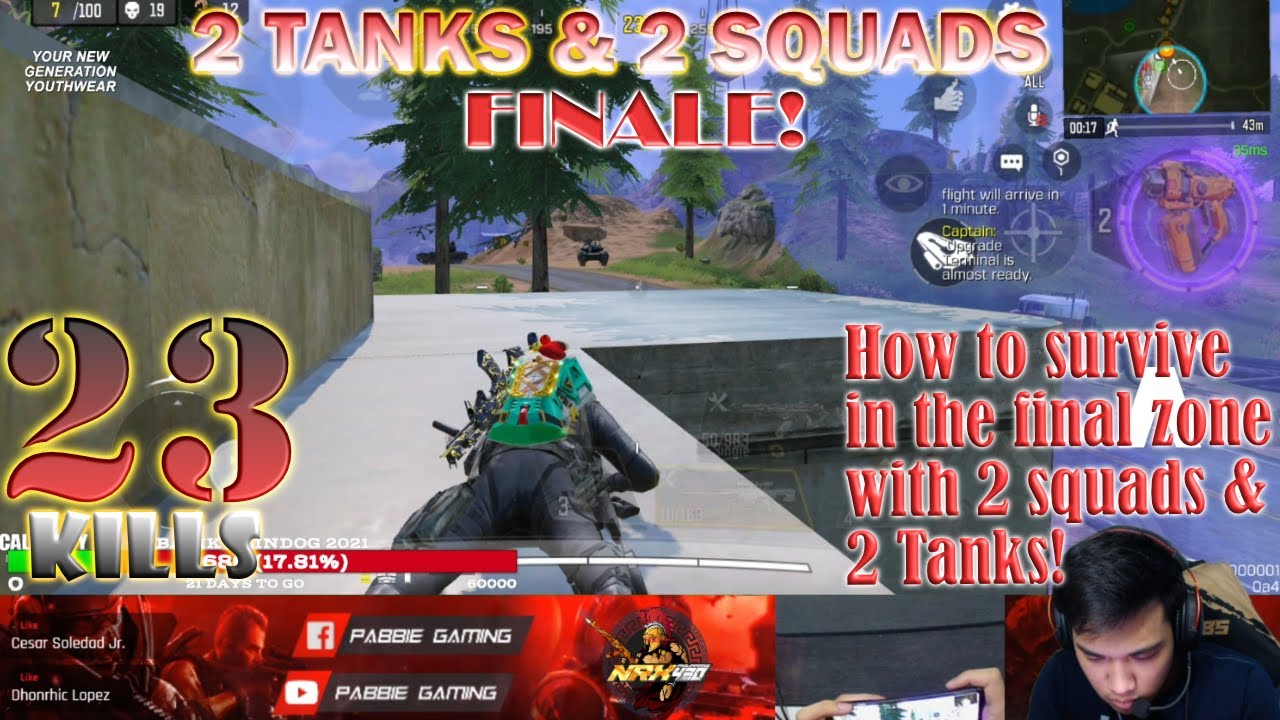 SOLO VS SQUAD | 1 HP CLUTCH | CHOPPER BUG | ME VS 2 SQUADS AND 2 TANKS ...