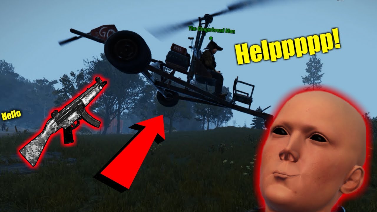 HIS FIRST TIME IN THE HELICOPTER! - Rust Funny Moments - YouTube