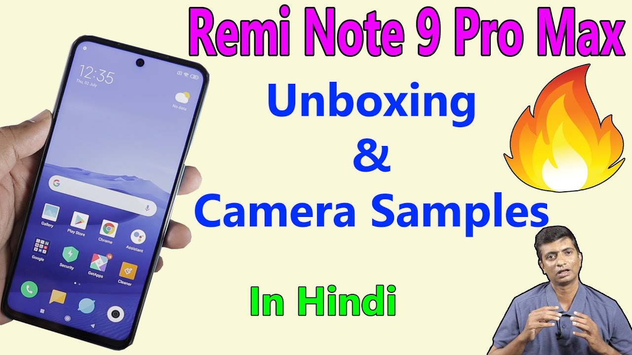 Redmi Note 9 Pro Max Unboxing & Camera Samples In Hindi - YouTube