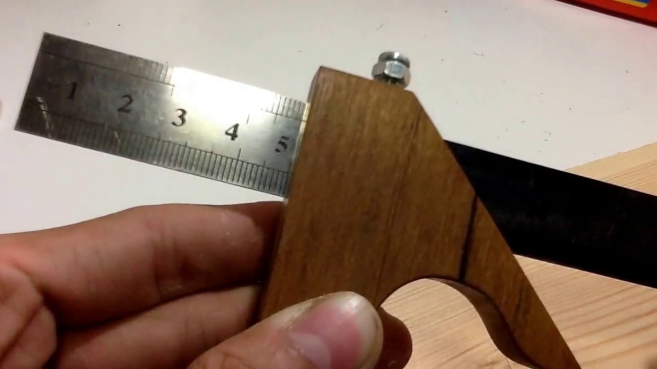 DIY Combination Square (ฉากผสม) - YouTube