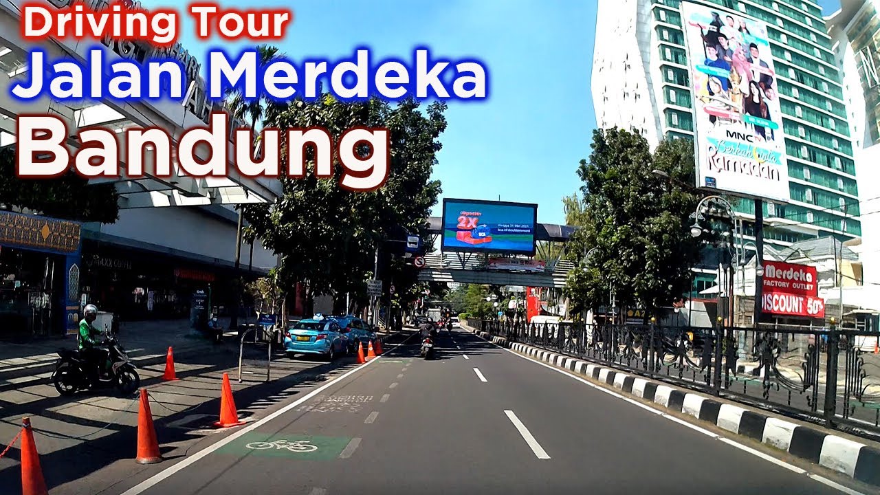 Jalan Merdeka Bandung ~ Driving around - YouTube