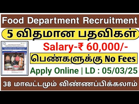 💢Food Department Recruitment | 👉Salary-60000 | No Fees-Female | NIFTEM ...
