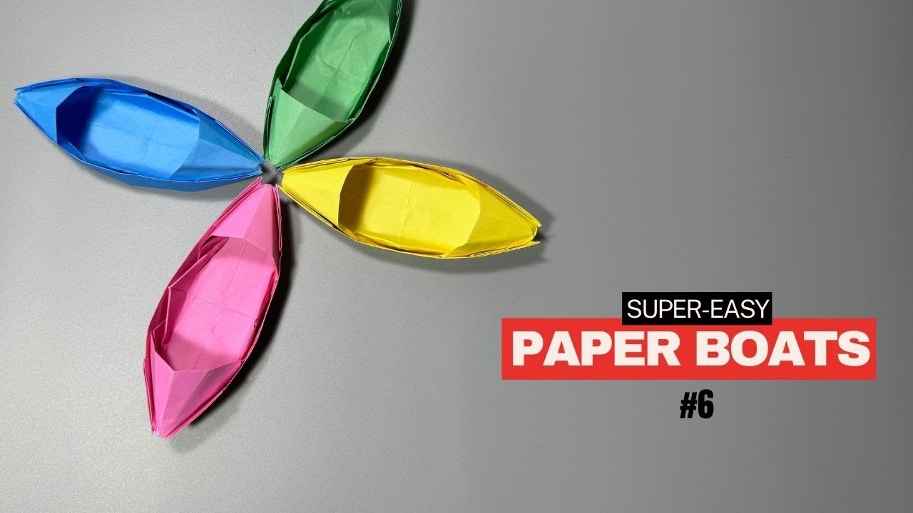 DIY PAPER BOAT#6 : FUN WITH PAPER : ORIGAMI - YouTube