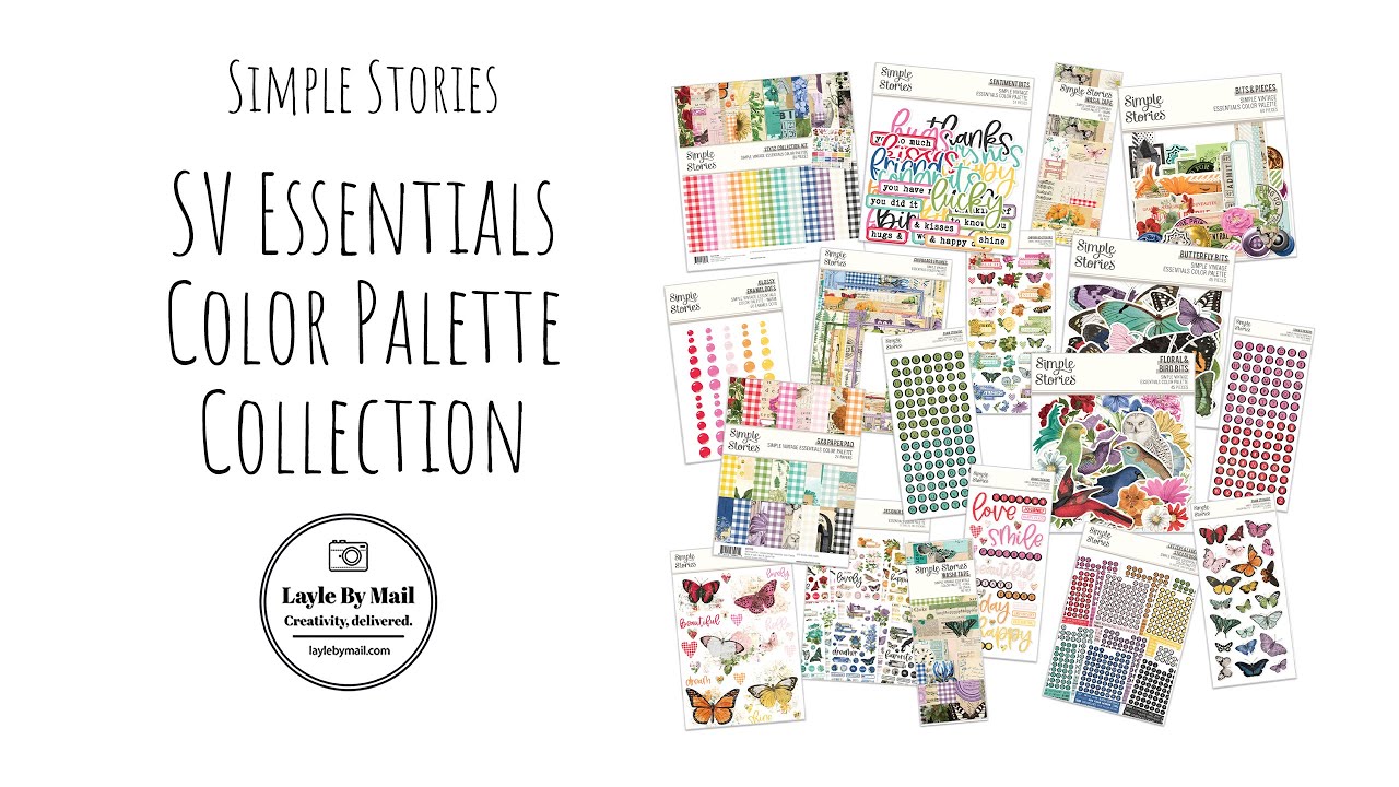 SV Essentials Color Palette Unboxing | Simple Stories - YouTube