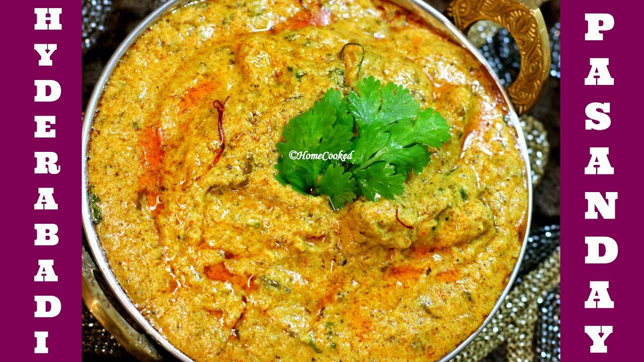 Mutton Pasanday Hyderabadi Recipe - How To Cook Pasinday Ka Salan ...