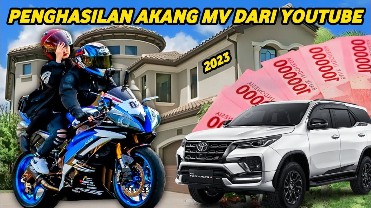 Penghasilan Youtube Akang MV 2Jt Subscriber - Gaji Akang mv - YouTube