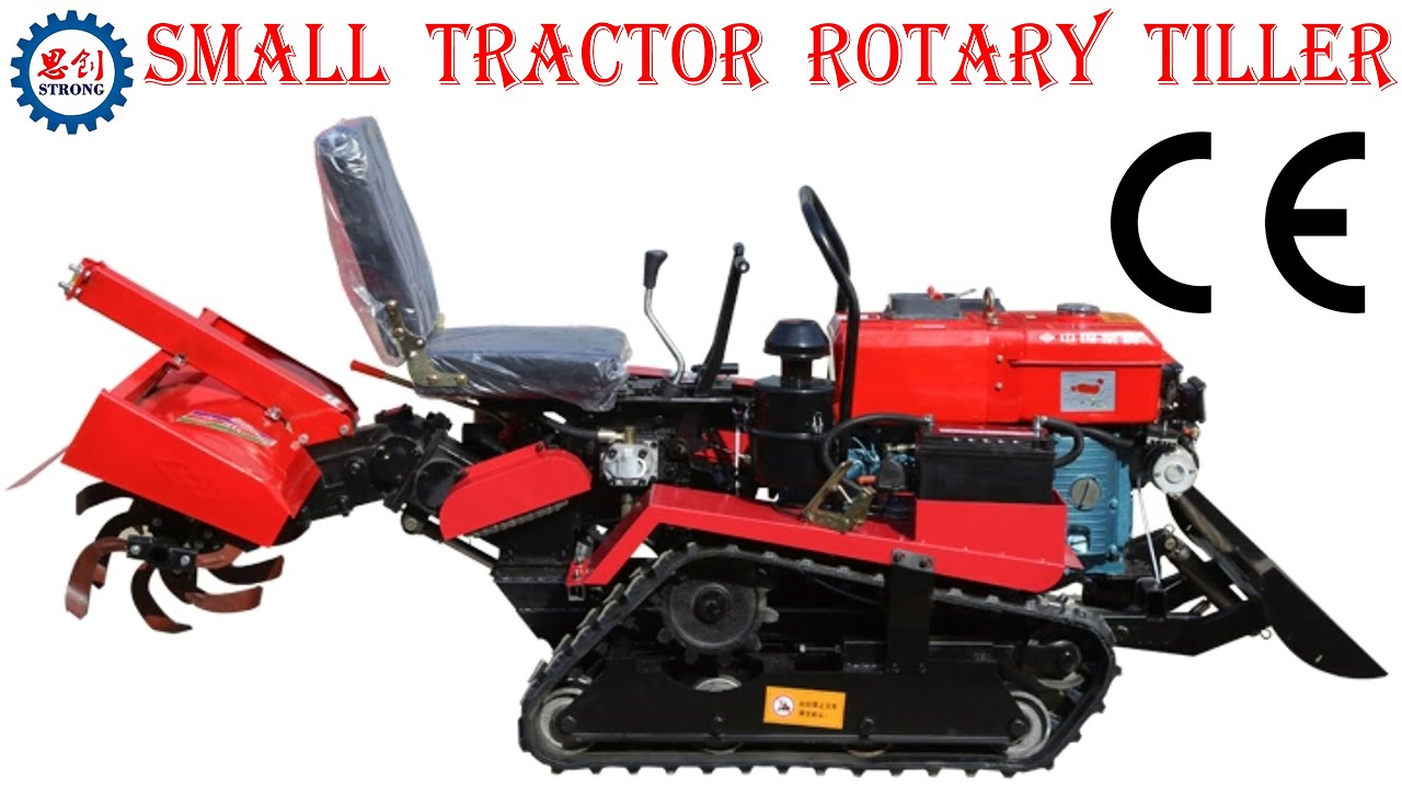 Light Duty Small Tractor Tiller Machine For Your Garden - YouTube