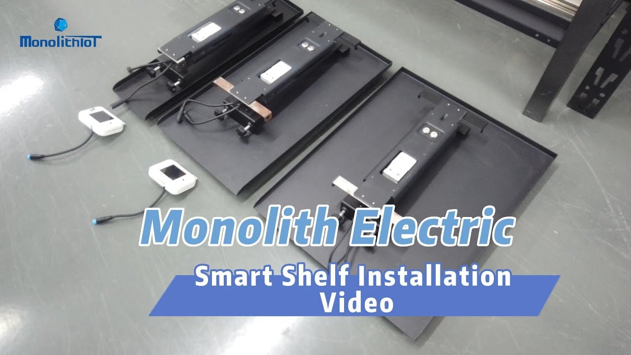 MonolithIoT Automated Inventory Management Smart Shelf Installation ...