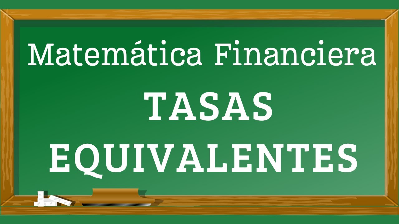 Tasas equivalentes - YouTube