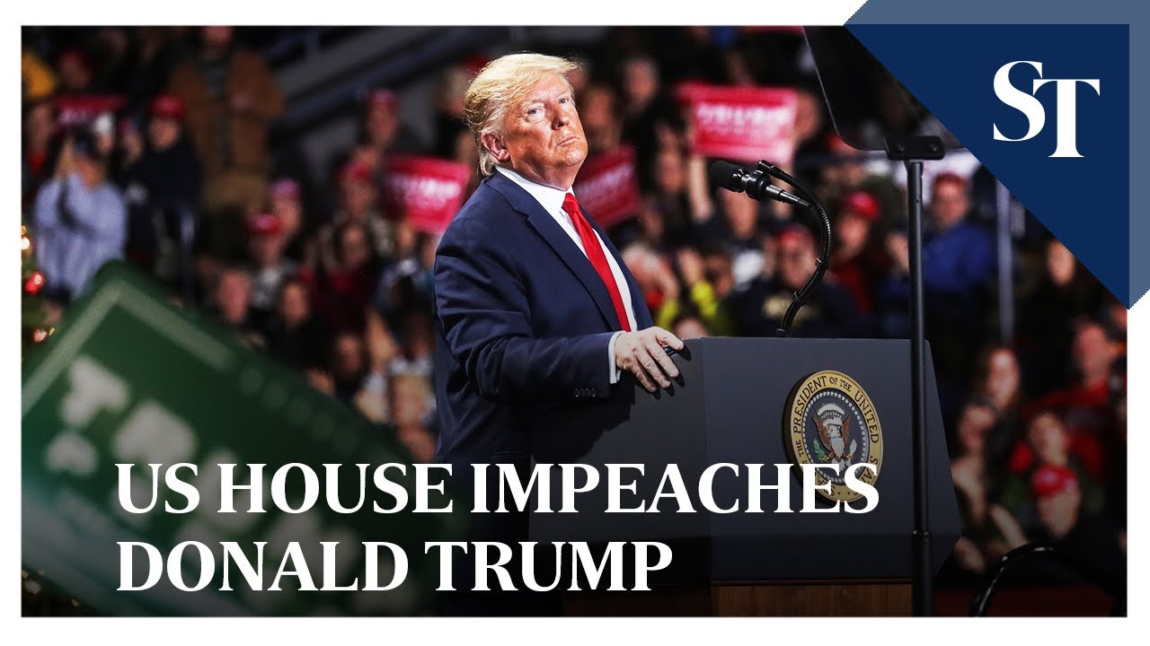 US House impeaches Donald Trump - YouTube