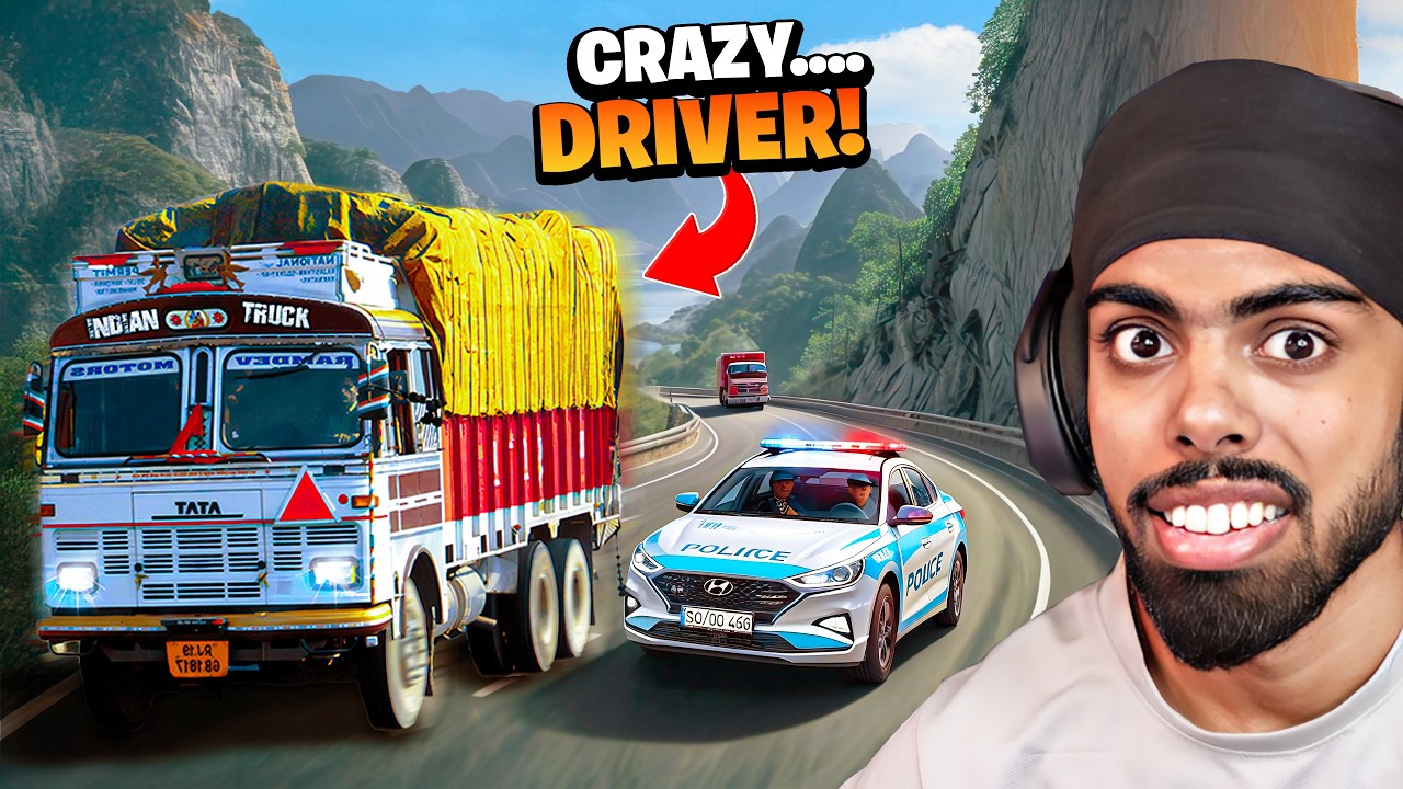 TRUCK VS POLICE CHASE... - YouTube