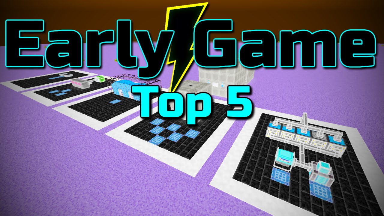 Top 5 Early Power Sources ~ Modded Minecraft Early Game Tips! - YouTube