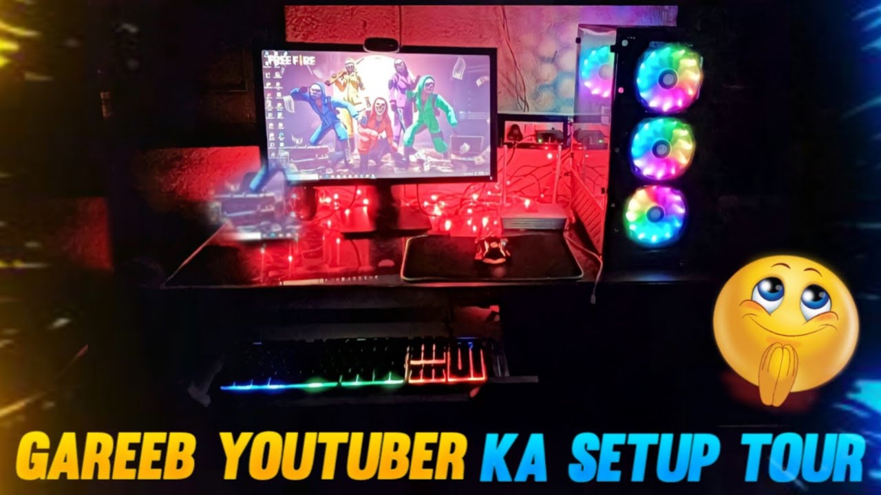 MY GAMING SETUP TOUR 🤗 | GAREEB YOUTUBER 🥺 | MIDDLE CLASS YOUTUBER KA ...