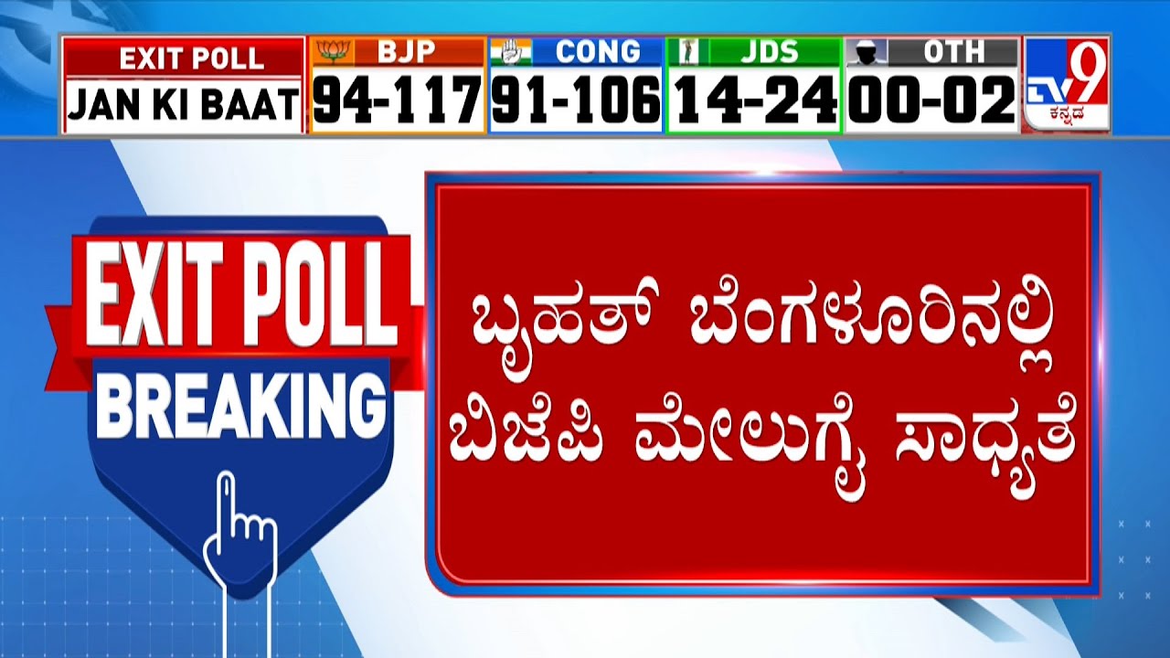 2023 ಕರ್ನಾಟಕ ಮೆಗಾ EXIT POLL | Tv9 Debate On Elections Exit Polls 2023 ...