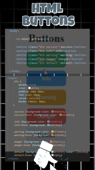 Create a HTML button | Web Tech | #shorts #viralshorts #coding - YouTube