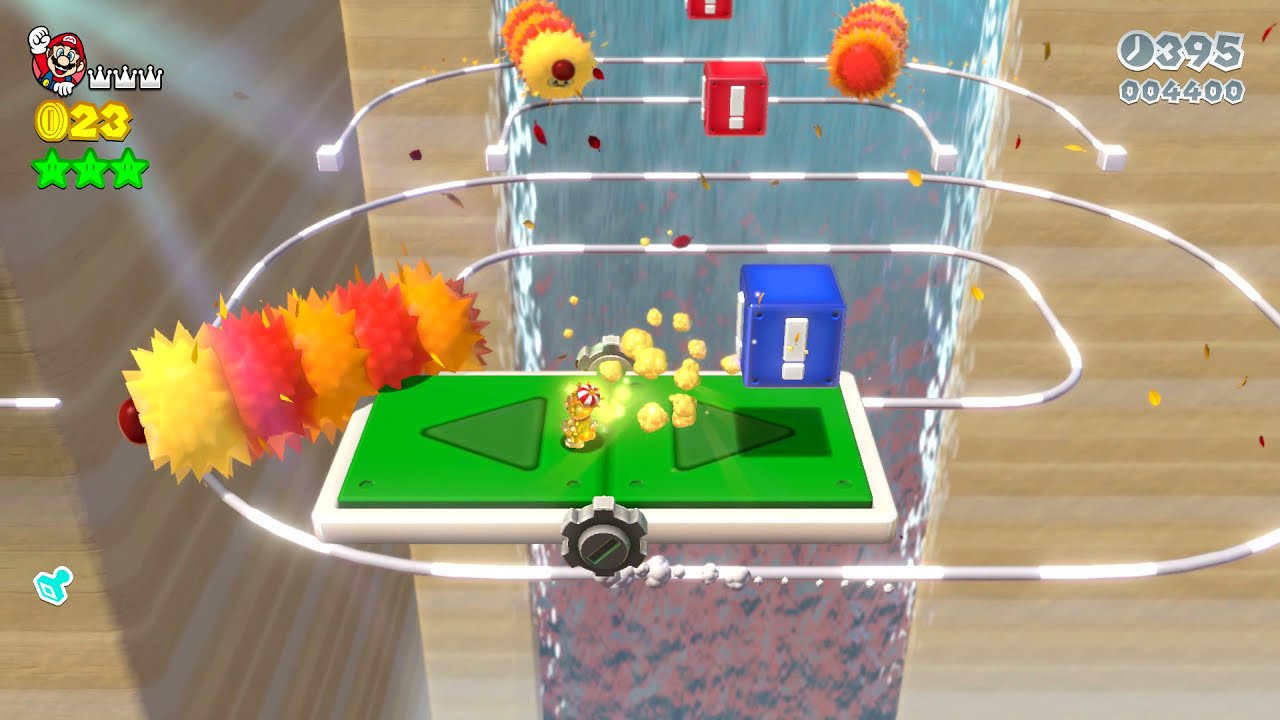 Destroying Fuzzlers in Super Mario 3D World - YouTube