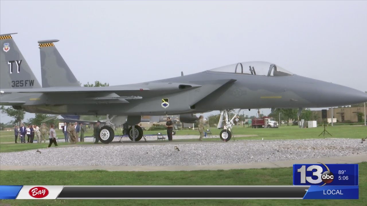 New commander takes over Tyndall 325th Fighter Wing - YouTube