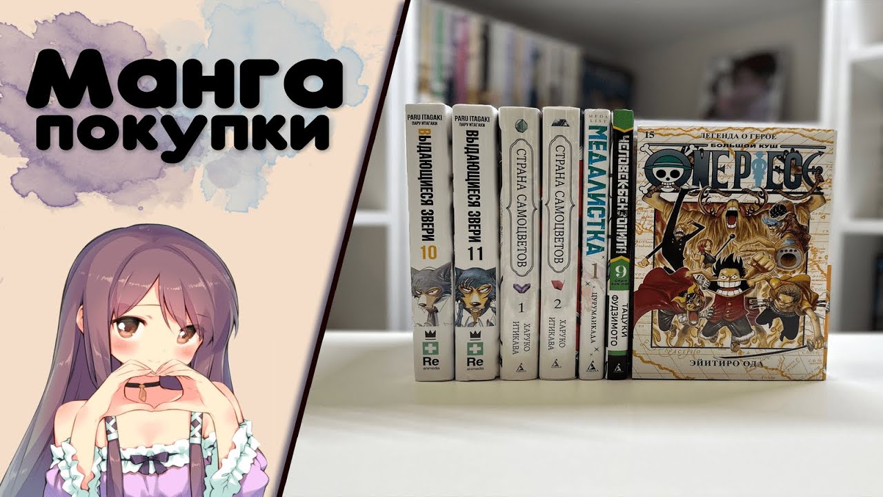 КНИЖНЫЕ ПОКУПКИ. МАНГА ПОКУПКИ. Новинки в коллекции: Ван Пис, Человек ...