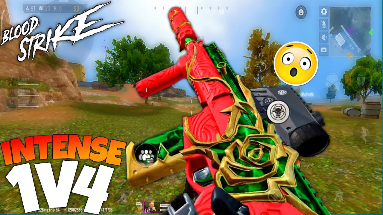 BLOOD STRIKE INTENSE 1V4 ULTRA HD GRAPHICS MOBILE GAMEPLAY - YouTube