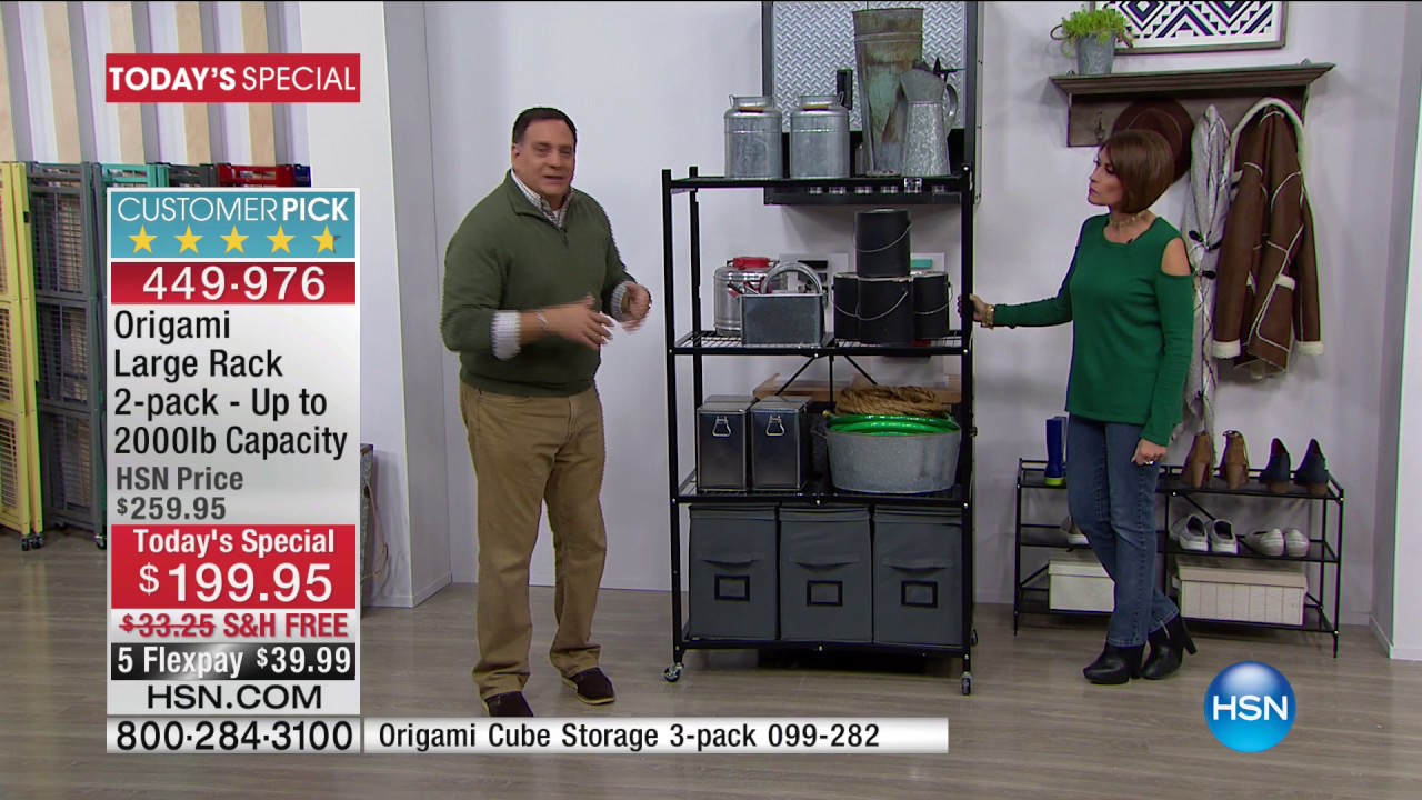 HSN | Storage & Organization featuring Origami 01.02.2017 - 09 AM - YouTube