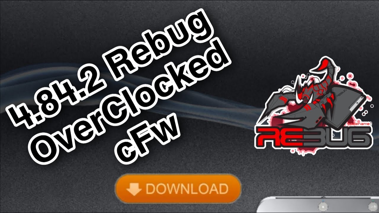 PS3 CFW 4.84.2 Rebug Rex OverClocked - How To Guide#ps3 - YouTube