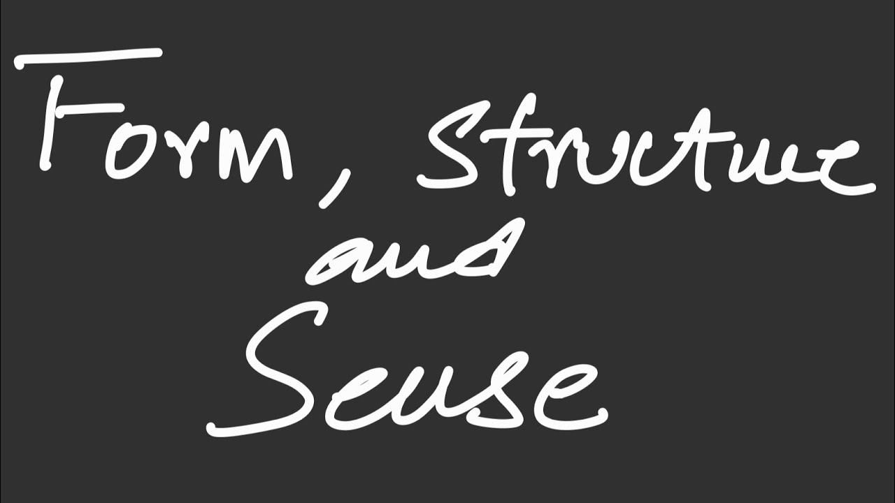SAT:form,structure and sense - YouTube